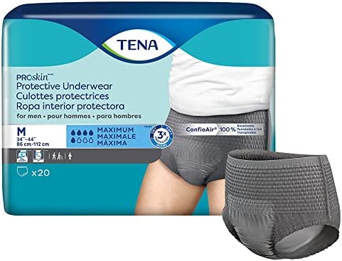 Sous-Vêtement Tena pour hommes ProSkin Médium abs. maxi ( 20 un./pqt ...